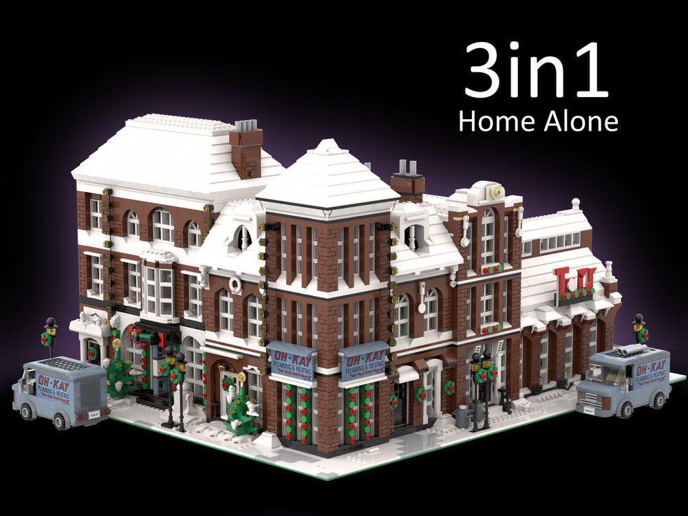 LEGO MOC 3in1 21330 Home Alone Modifications by PL MOCs | Rebrickable ...
