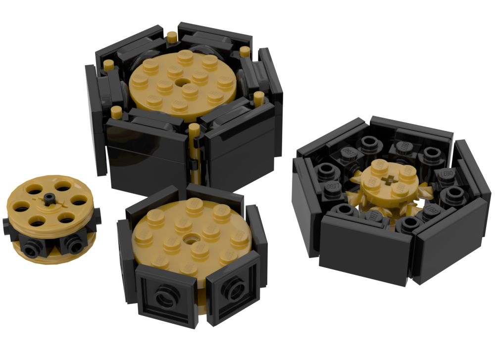 LEGO MOC Hexagonal Satellite Buses by OrchardBuilds | Rebrickable ...