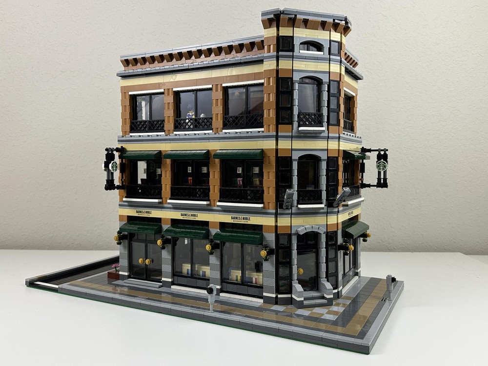 LEGO MOC Barnes and Noble and Starbucks Store by wooootles ...