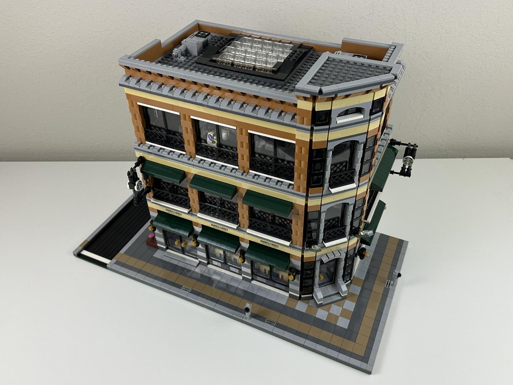 Lego Moc Barnes And Noble And Starbucks Store By Wooootles