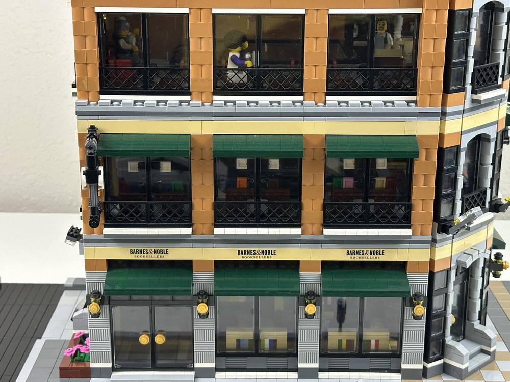 Lego Moc Barnes And Noble And Starbucks Store By Wooootles