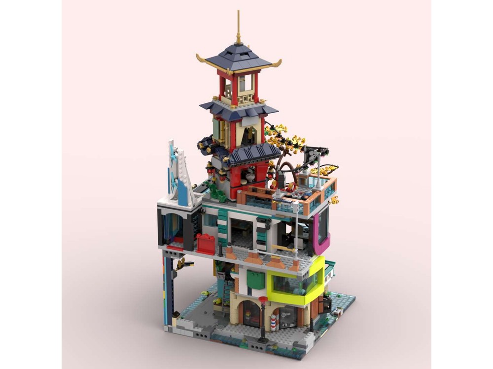 LEGO MOC-203587 Ninjago City Downtown Energy by icedragonj ...
