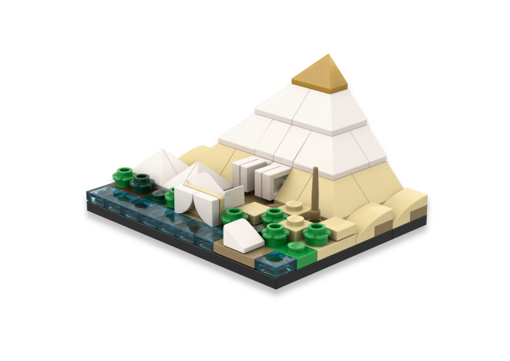 LEGO MOC Micro Pyramid of Giza by The Bobby Brix Channel | Rebrickable ...