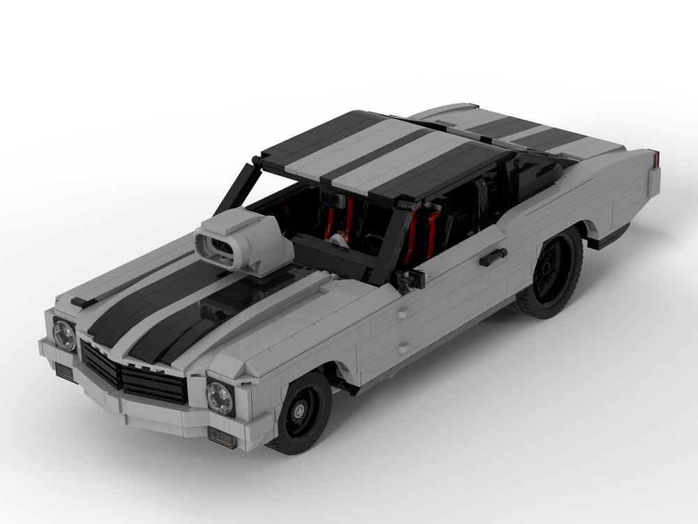 LEGO MOC Chevy Pro Street Dragster by Linse | Rebrickable - Build with LEGO