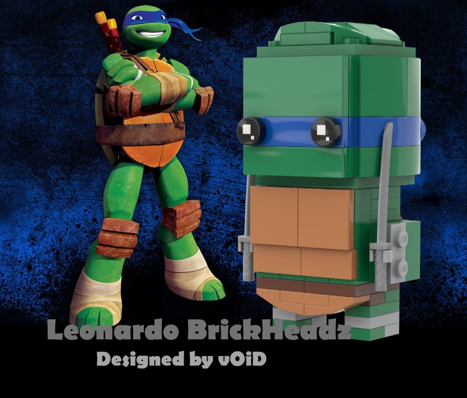 LEGO MOC-203601 Leonardo from Teenage Mutant Ninja Turtles (2012 ...