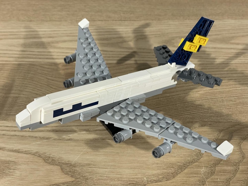 LEGO MOC Airbus A380 Lufthansa by BrickAgogo | Rebrickable - Build with ...