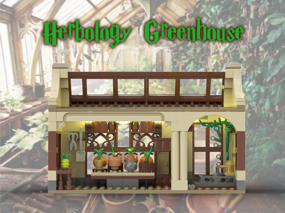 LEGO MOC Hogw*rts Herbology Greenhouse (Modular) by Mystical95 ...