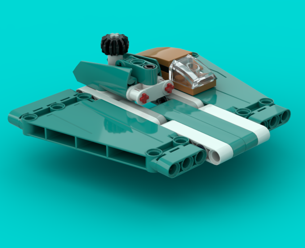 LEGO MOC Water Glider Boat by CarterTheCreator | Rebrickable - Build ...
