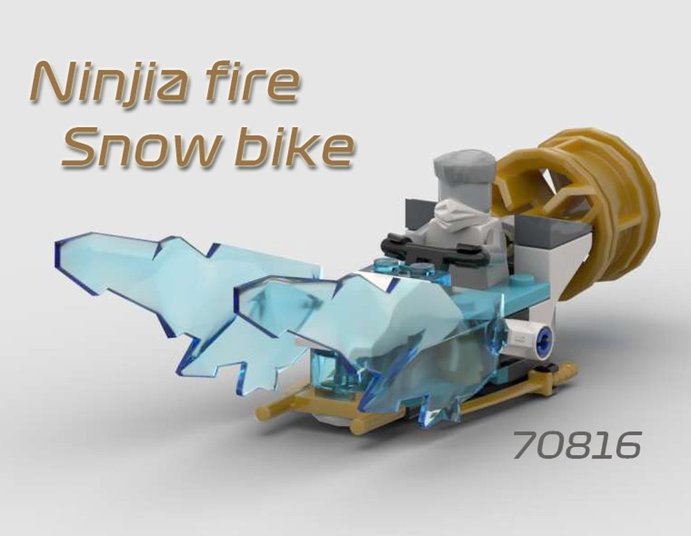 LEGO MOC 71816 Ninja Fire Snow Bike by dLegooo | Rebrickable - Build ...