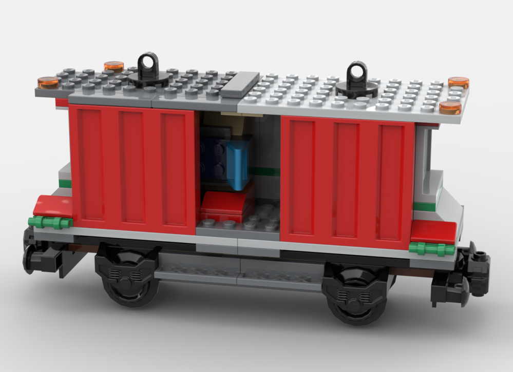 LEGO MOC-203629 60198 Box Car by crazy8ron | Rebrickable - Build with LEGO