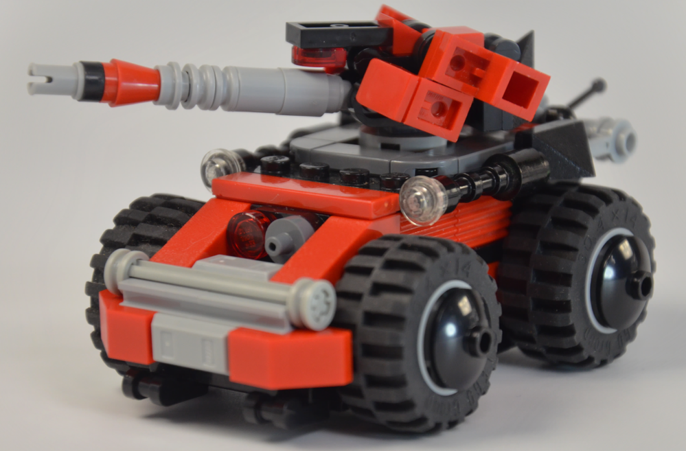 LEGO MOC RBT-1 robot tank by Embrickment | Rebrickable - Build with LEGO