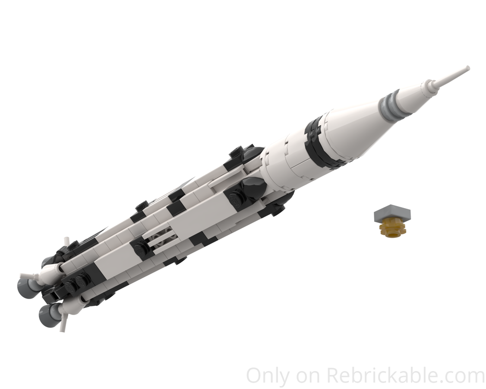 Lego Moc Saturn V Apollo Program By Bricknavalarchitecture