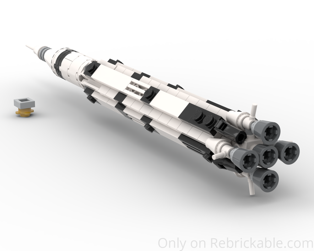 Lego Moc Saturn V Apollo Program By Bricknavalarchitecture