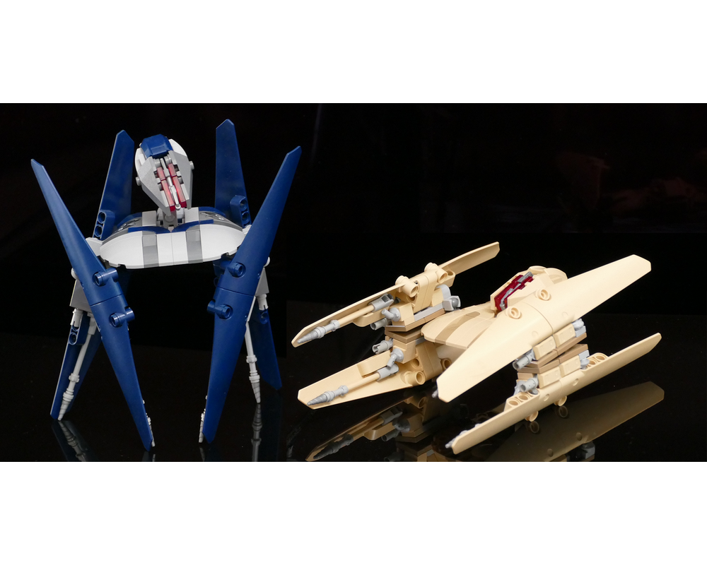 Lego Moc Vulture Droid Trade Federation And Cis By Sylyphics