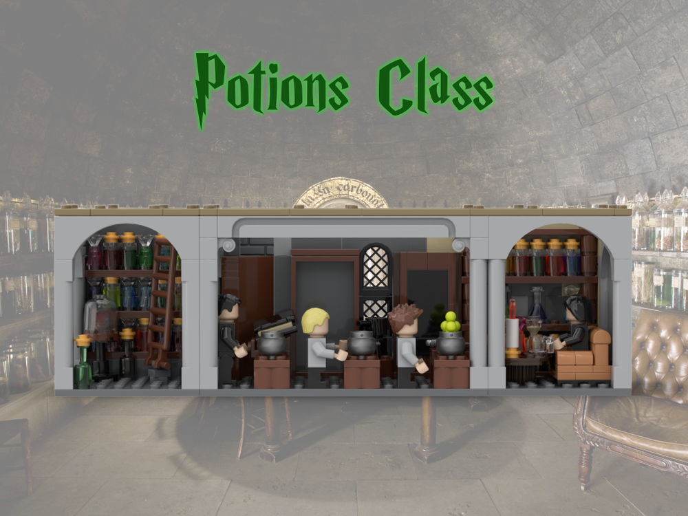 LEGO MOC Hogw*rts: Potions Class (Modular) by Mystical95 | Rebrickable ...