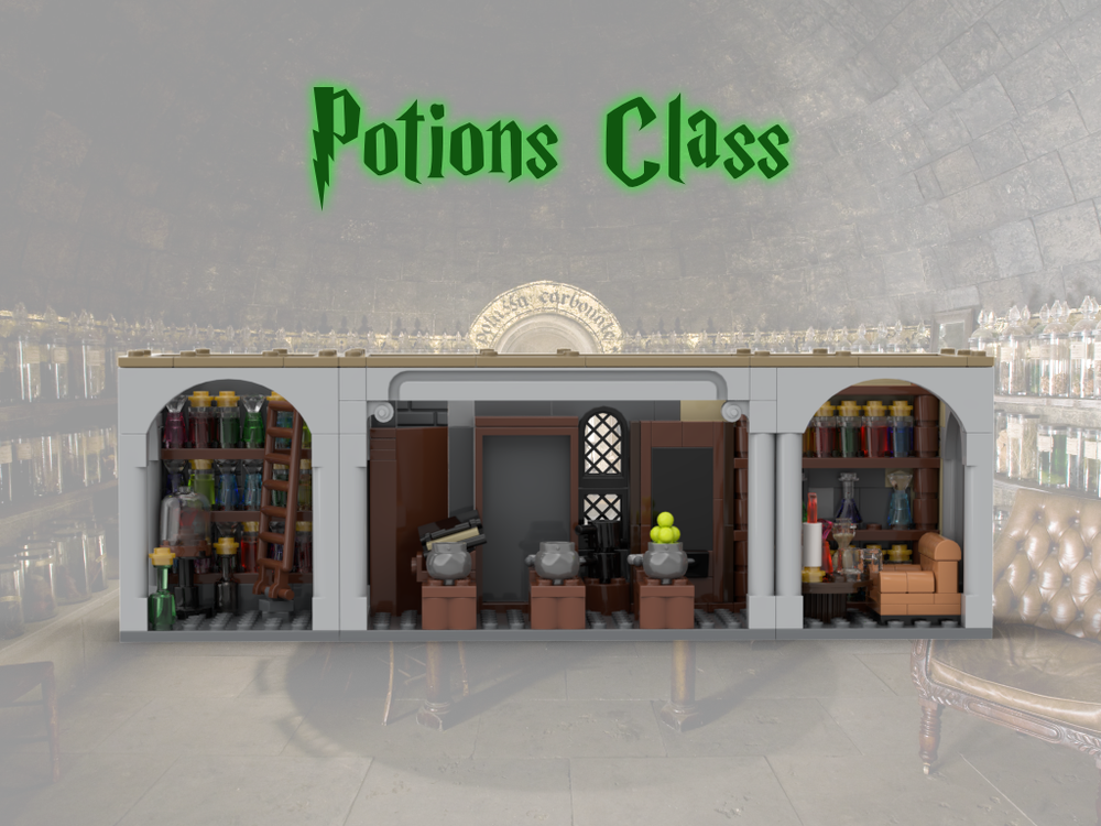 LEGO MOC Hogw*rts Potions Class (Modular) by Mystical95 | Rebrickable ...