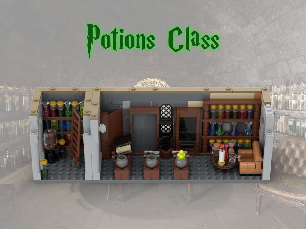 LEGO MOC Hogw*rts: Potions Class (Modular) by Mystical95 | Rebrickable ...