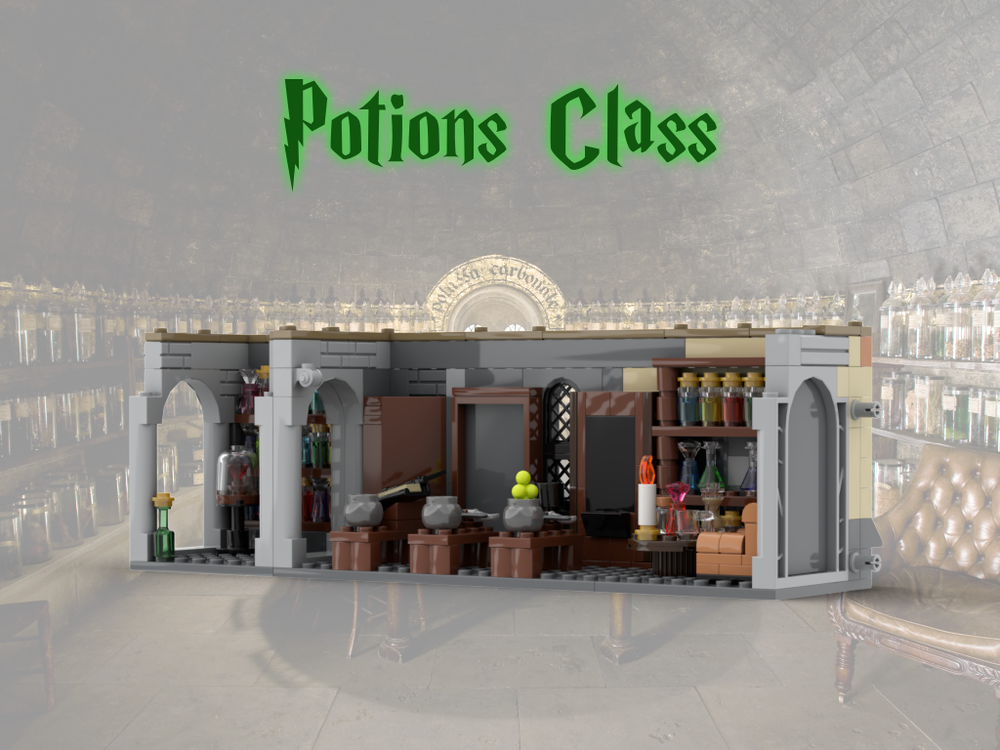 LEGO MOC Hogw*rts: Potions Class (Modular) by Mystical95 | Rebrickable ...