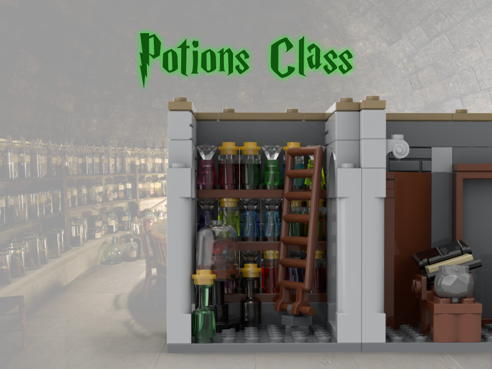 LEGO MOC Hogw*rts: Potions Class (Modular) by Mystical95 | Rebrickable ...