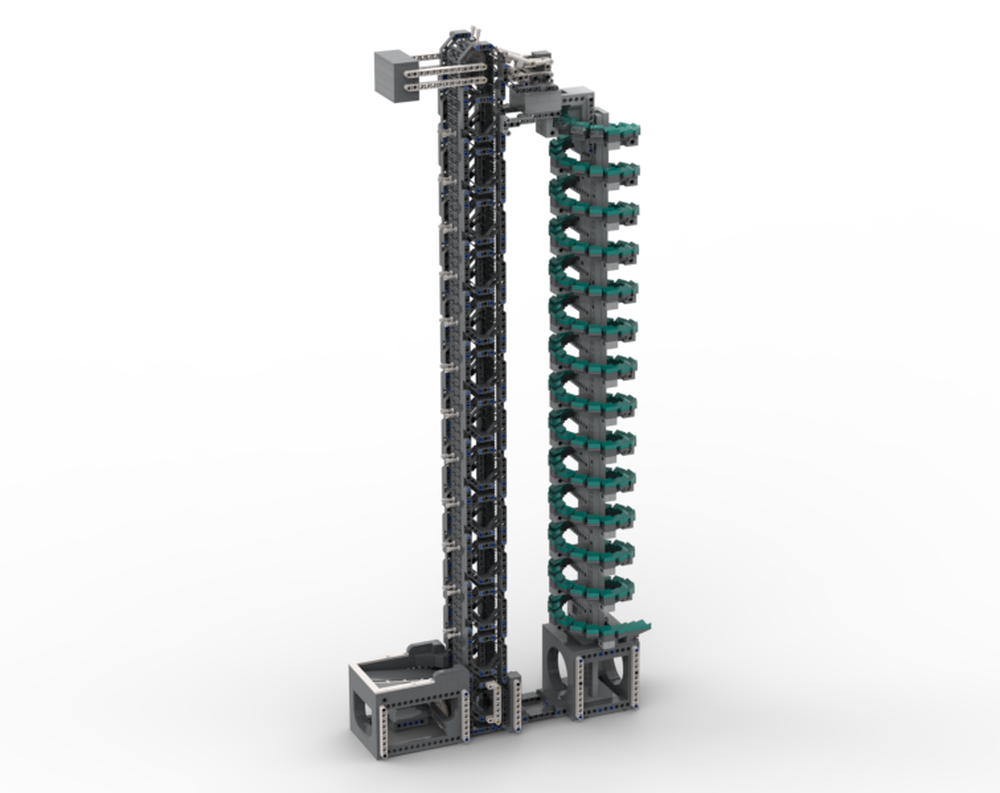 LEGO MOC Conveyor with Cheese Spiral by Jude The Lego Dude ...