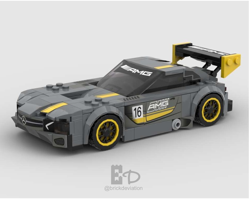 LEGO MOC-203669 8 Wide Mercedes Benz AMG GT3 by Brick Deviation ...