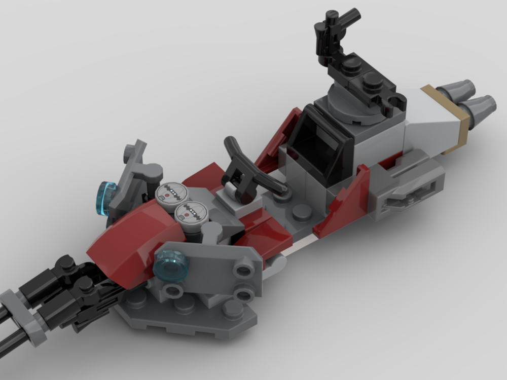 LEGO MOC CLONE HPV SPEEDER (High-speed Pursuit Vehicle) | Alt Build of ...