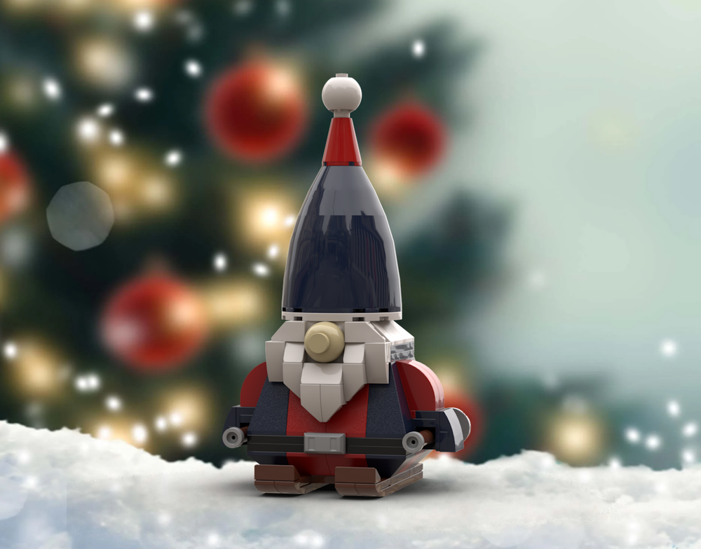 LEGO MOC Christmas Gnome by zzsila | Rebrickable - Build with LEGO
