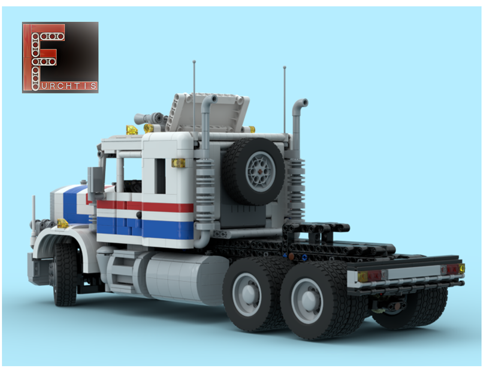 LEGO MOC 5580 Highway Rig XL Full RC by Furchtis | Rebrickable - Build ...