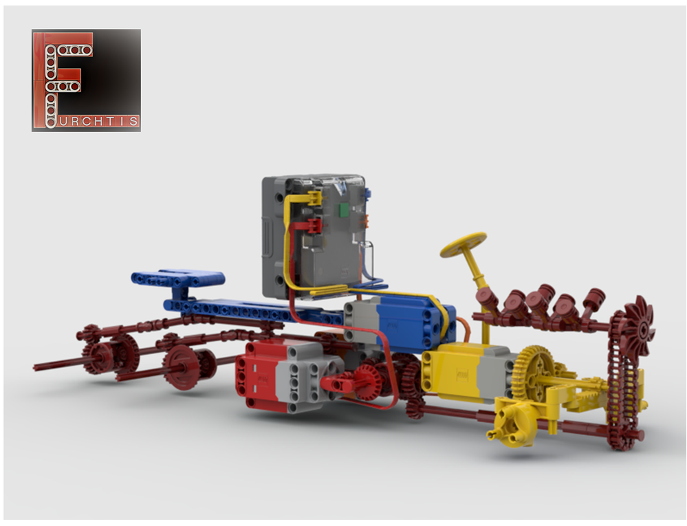 LEGO MOC 5580 Highway Rig XL Full RC by Furchtis | Rebrickable - Build ...