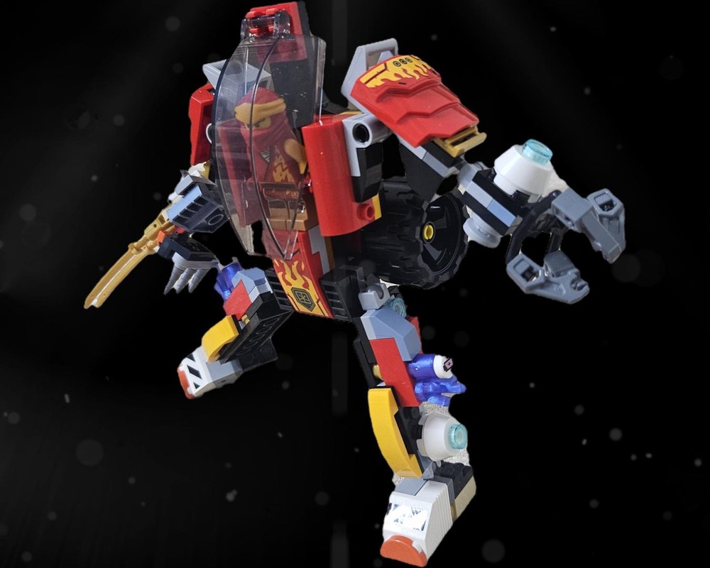 Lego Moc Kai Space Car Mech By Pkinesis10 Rebrickable Build With Lego