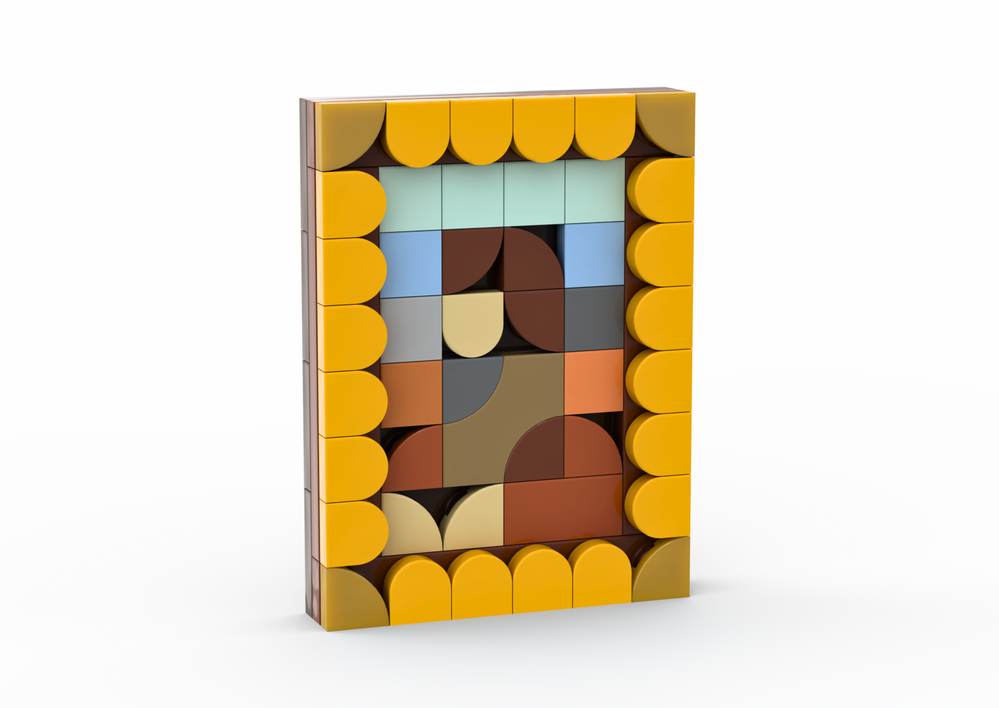 LEGO MOC Micro Mona Lisa by The Bobby Brix Channel | Rebrickable ...