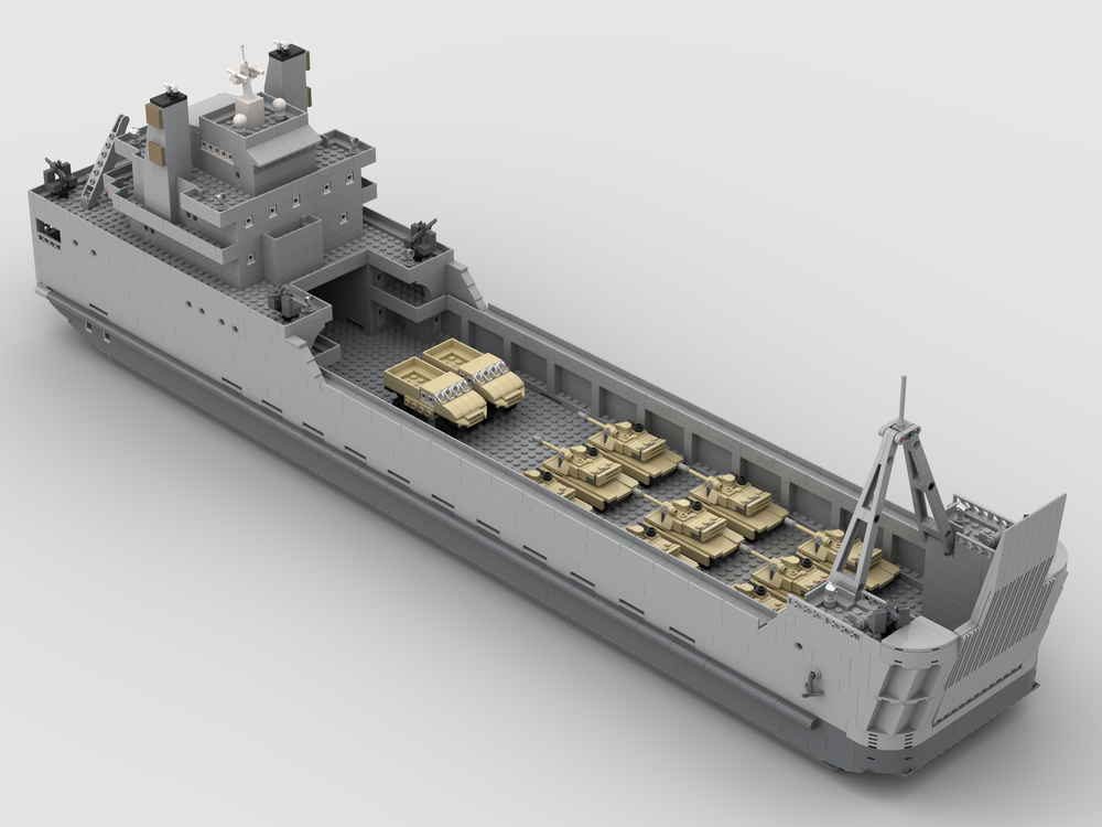 LEGO MOC Logistics support vessel - Nachshon - Besson class by etphhm ...