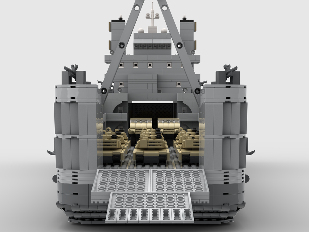Lego Moc Logistics Support Vessel Nachshon Besson Class By Etphhm