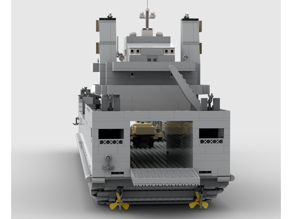 Lego Moc Logistics Support Vessel Nachshon Besson Class By Etphhm