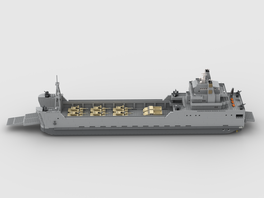 Lego Moc Logistics Support Vessel Nachshon Besson Class By Etphhm