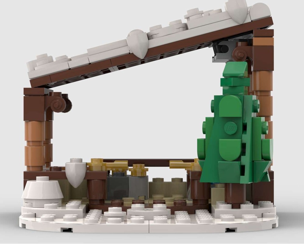 LEGO MOC Horse Stable by Guignome01 | Rebrickable - Build with LEGO