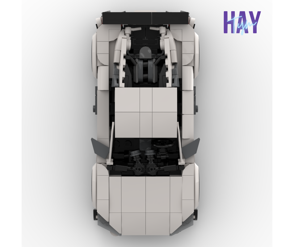 LEGO MOC Audi R8 V10 GT (White) by TymHay | Rebrickable - Build with LEGO
