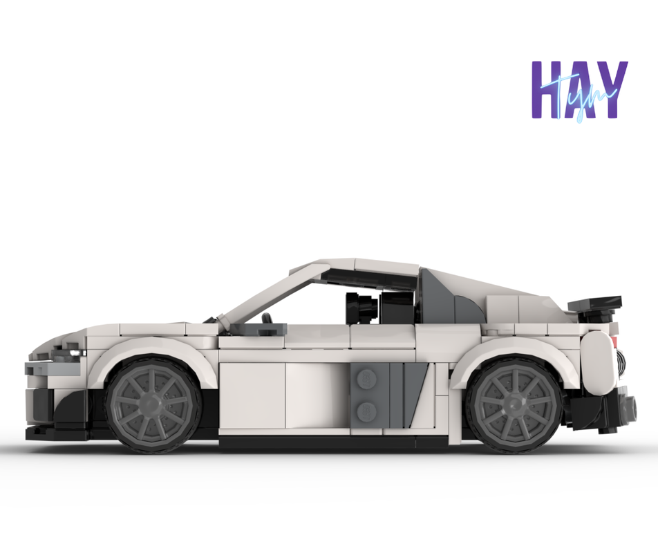 LEGO MOC Audi R8 V10 GT (White) by TymHay | Rebrickable - Build with LEGO