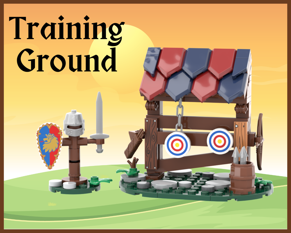 LEGO MOC Medieval Training Ground by BricksBite | Rebrickable - Build ...