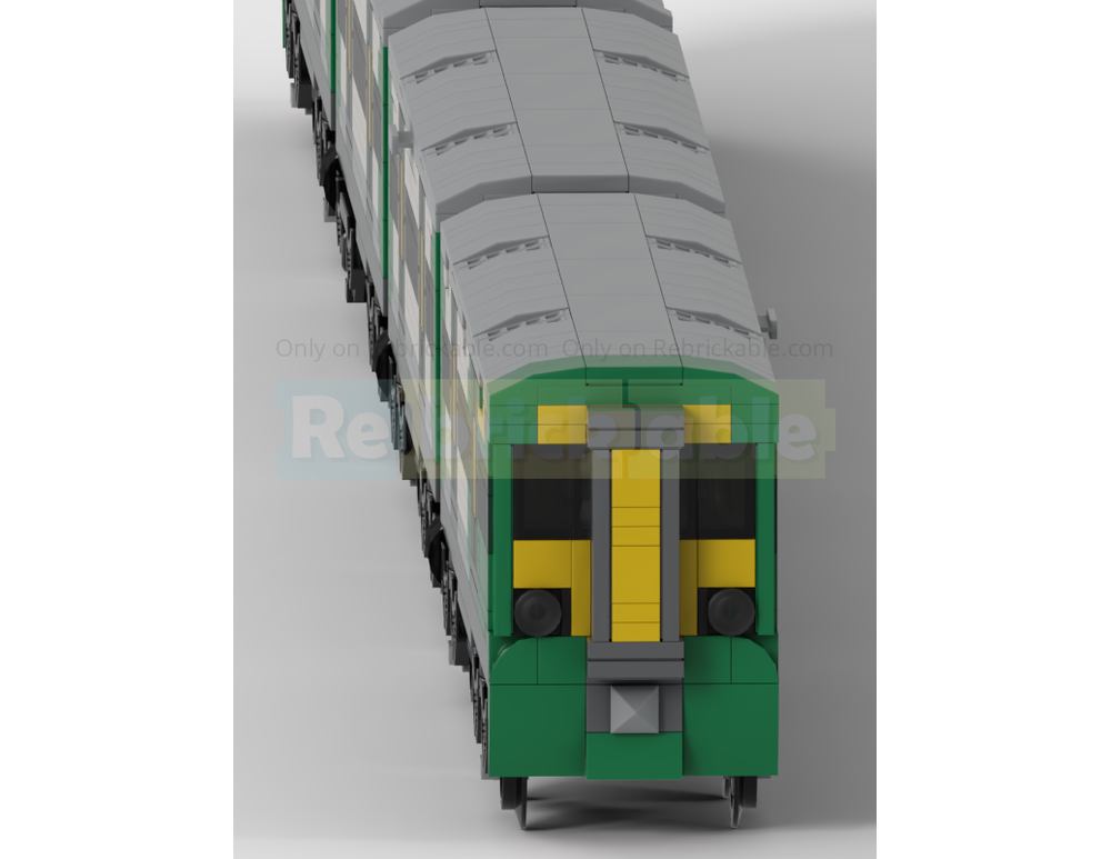 LEGO MOC-203695 Class 377 Electrostar 4-Carriage EMU Train in Southern ...