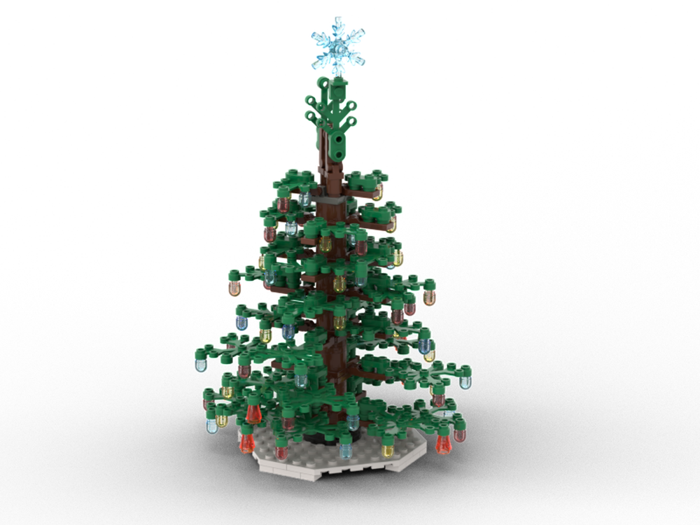 LEGO MOC Christmas Tree by brickbicycle | Rebrickable - Build with LEGO
