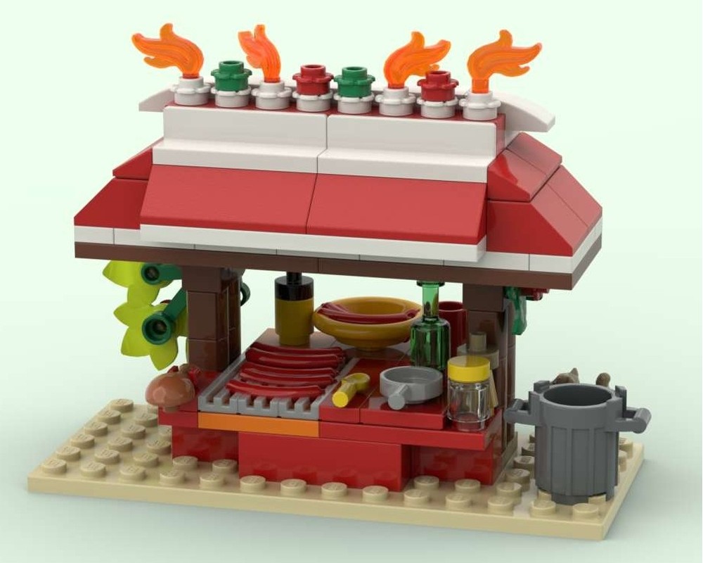 LEGO MOC Christmas Market Sausage Stall / Würstchenstand by xoona ...