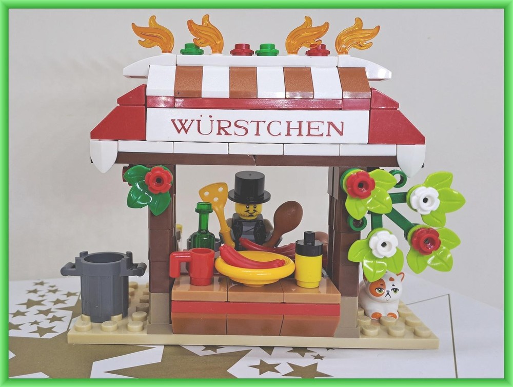 LEGO MOC Christmas Market Sausage Stall / Würstchenstand by xoona ...