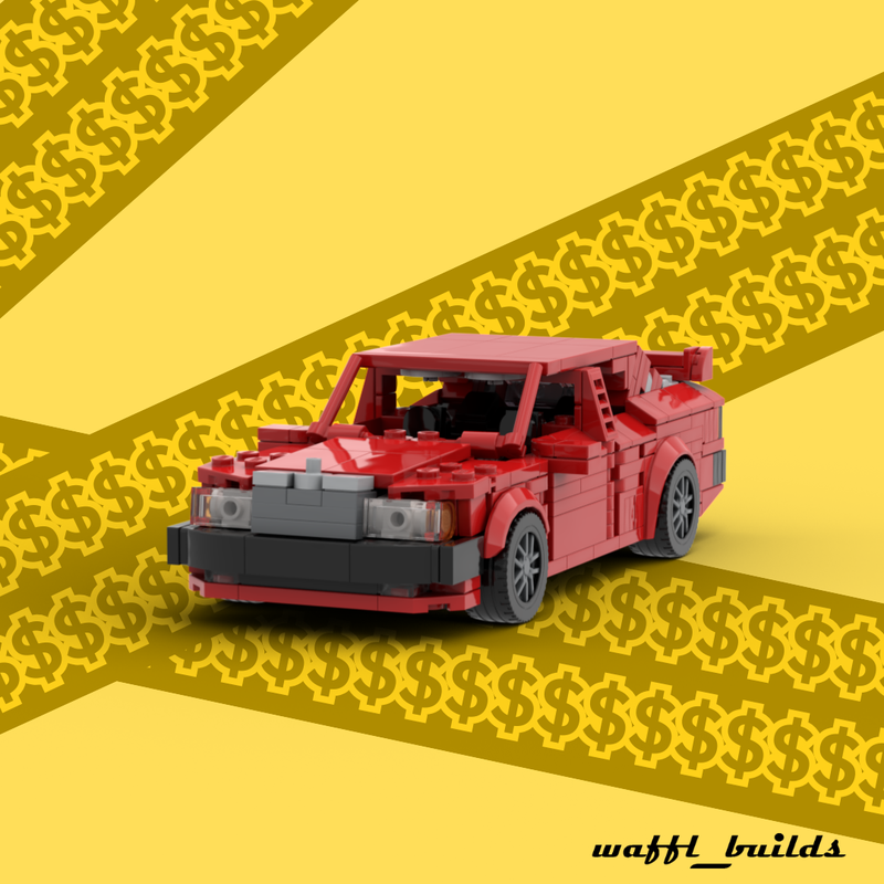 LEGO MOC Mercedes-Benz W124 500E 'Taxi' by waffl_builds | Rebrickable ...