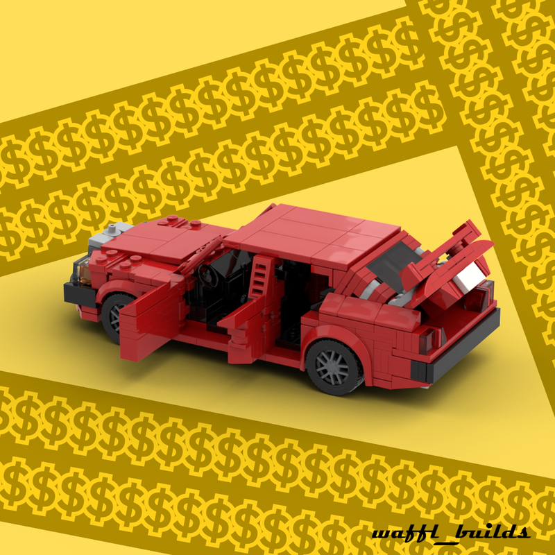 LEGO MOC Mercedes-Benz W124 500E 'Taxi' by waffl_builds | Rebrickable ...