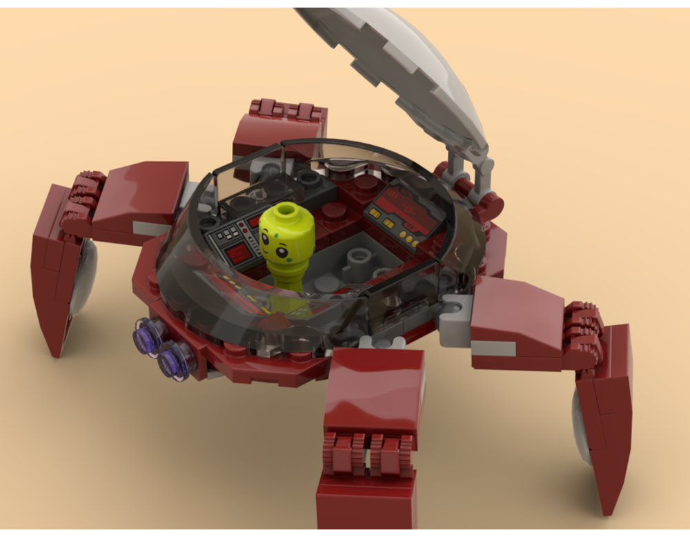 LEGO MOC Alien space crawler by Smellybricks | Rebrickable - Build with ...