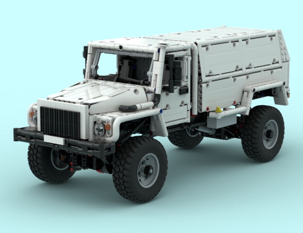 LEGO MOC GAZ-33088 rally truck by LT project | Rebrickable - Build with ...