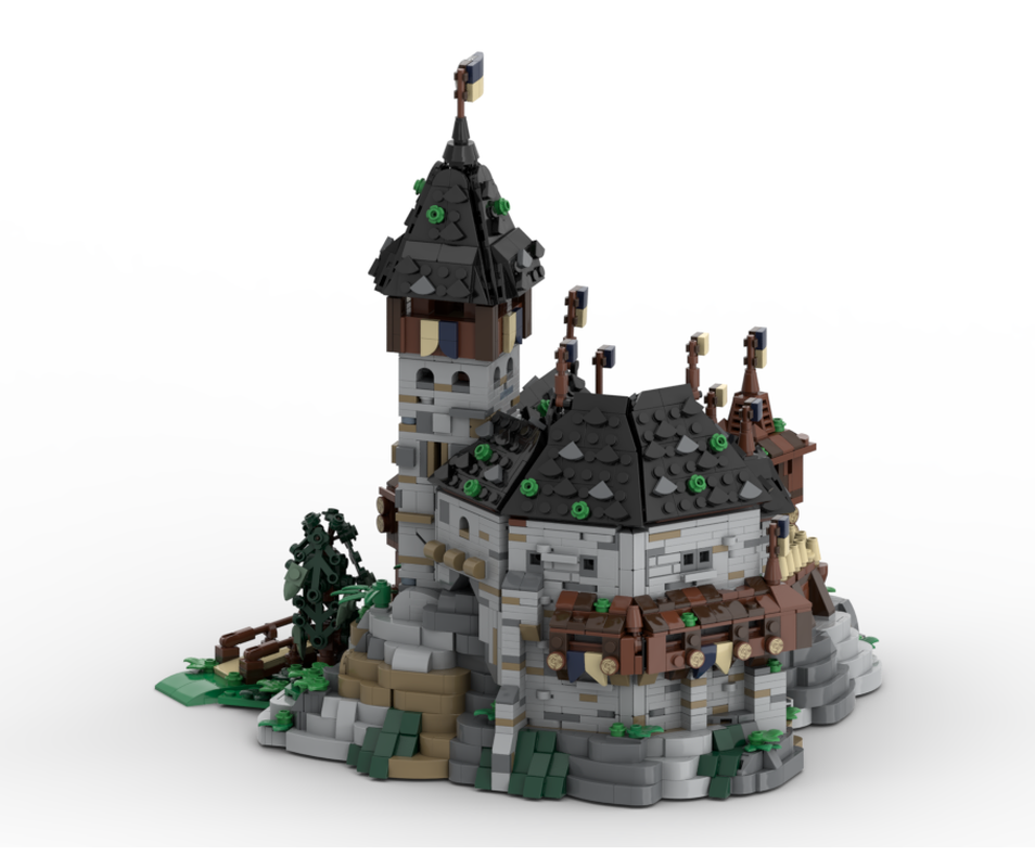 LEGO MOC Mini Blaustein Castle - Weir walk Extension / Hurde ...