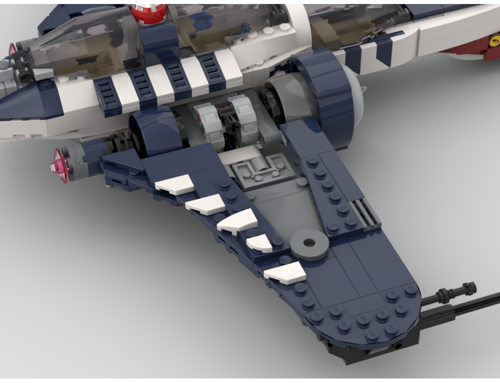 LEGO MOC Muunilinst-10 ARC-170 by Rogueworx | Rebrickable - Build with LEGO