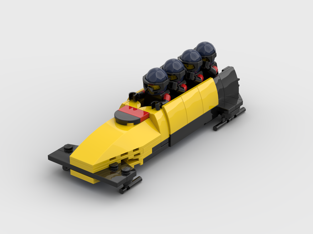 LEGO MOC Four-Person Bobsleigh by BrickHappens | Rebrickable - Build ...